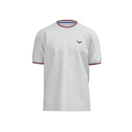 TRIGEMA Herren T-Shirt "TRIGEMA T-Shirt in Piqu&eacute;-Qualit&auml;t", wei&szlig;, Basic, Gr. M, Piqu&eacute;, 100% Baumwolle, Shirts