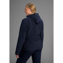 Maier Sports Damen Doppeljacke "DA-DOPPELJACKE MTEX EL. METOR 3IN1 W", blau, Gr. 48, Obermaterial: 100% Polyester. Futter: 100% Polyester.
