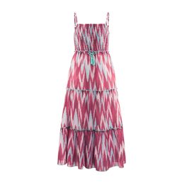 happy girls M&auml;dchen Druckkleid, pink, Gr. 170, bedruckt, ethno, Web, Obermaterial: 100% Polyester. Futter: 100% Polyester, Kleider