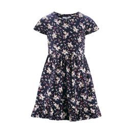 happy girls M&auml;dchen Jerseykleidnavy, Gr. 134, bedruckt, Jersey, Obermaterial: 95% Baumwolle, 5% Elasthan, Kleider