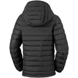 Columbia Jungen Steppjacke "Powder Lite II Hooded Jacket", schwarz, Gr. XXS, Web, Obermaterial: 100% Polyester. Futter: 100% Polyester. Wattierung: