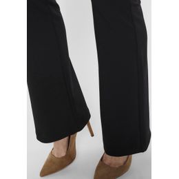 V&eacute;ro Moda VERO MODA Damen Anzughose "VMAMIRA MR FLARED PANT", schwarz, Gr. M, unifarben, Web, Obermaterial: 95% Polyester, 5% Elasthan, Hosen