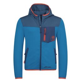 Trollkids Kinder Fleecejacke "KIDS HOLMEDAL JACKET"summernight blau, mystic blau, Gr. 98, Obermaterial: 90% Polyester, 10% Elasthan, Jacken,