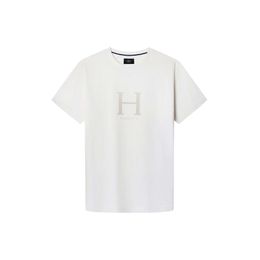 Hackett London T-Shirt 'Heritage' Herren Gr&ouml;&szlig;e XXXL hellgrau / wei&szlig;