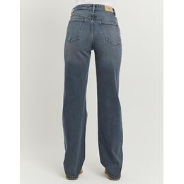 Tally Weijl Damen High-waist-Jeans "SPADEPEPPER", blau, Gr. 42, Abriebeffekte, Denim/Jeans, Obermaterial: 69% Baumwolle, 30% Lyocell, 1% Elasthan,