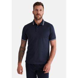Herren Poloshirt "PHIL Poloshirt"navy, Gr. XL, HERO by John Medoox, Feinstrick, 100% Polyester, Shirts, HERO by John Medoox PHIL Herren Poloshirt