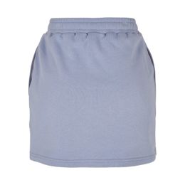Urban Classics Damen Maxirock "Urban Classics Damen Ladies Organic Terry Mini Skirt", blau, Gr. S, unifarben, 100% Baumwolle (Bio), R&ouml;cke