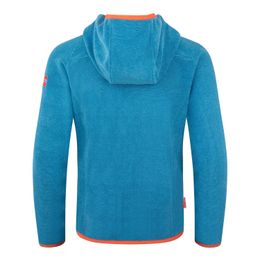 Trollkids Jungen Fleecejacke "Kids Sandefjord Jacket"summernight blau, rot clay, Gr. 164, Fleece, Obermaterial: 100% Polyester, Jacken, f&uuml;r Kids, mit