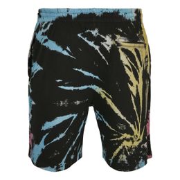 Urban Classics Herren Stoffhose "Urban Classics Herren Tie Dye Sweat Shorts", bunt, Gr. L, 100% Baumwolle, Hosen