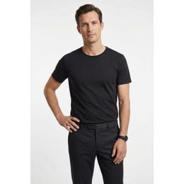 OLYMP Herren T-Shirt "Casual", schwarz, Gr. L, Jersey, Obermaterial: 95% Baumwolle, 5% Elasthan, Shirts