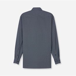 OLYMP Herren Langarmhemd "Luxor", blau, Gr. 40, Web, Obermaterial: 64% Baumwolle, 27% Polyester, 9% Elasthan, Hemden, Businesshemd, comfort fit,