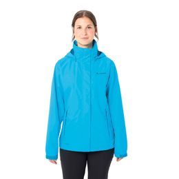 Vaude Damen Regenjacke "Women's Escape Light Jacket", blau, Gr. 50, Web, Obermaterial: 100% Polyester. Futter: 100% Polyester. Futter 2: 100%