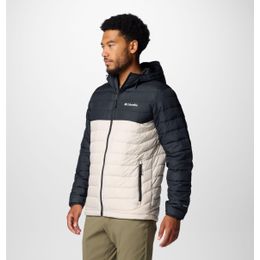 Columbia Herren Steppjacke "Powder Lite II Hooded Jacket", schwarz-wei&szlig;, Gr. S, Web, Obermaterial: 100% Polyester. Wattierung: 100% Polyester,