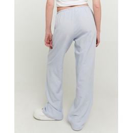 Tally Weijl Damen Schlupfhose "SPALIMELANY"skyway, Gr. 36, unifarben, Web, Obermaterial: 48% Viskose, 40% Baumwolle, 12% Leinen, Hosen,