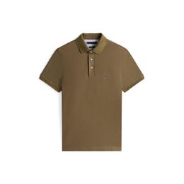Tommy Hilfiger Herren Poloshirt "1985 SLIM POLO mit Piqu&eacute;-Struktur und Stickerei", gr&uuml;n, Basic, Gr. XL, Piqu&eacute;, Obermaterial: 96% Baumwolle, 4%