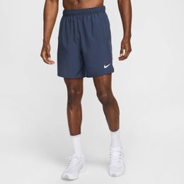 Nike Herren Laufshorts "DRI-FIT CHALLENGER MEN'S UNLINED RUNNING SHORTS", blau, Gr. M, Obermaterial: 100% Polyester, Hosen