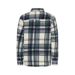 Camel Active Herren Flanellhemd, blau, Gr. L, kariert, Flanell, Obermaterial: 100% Polyester, Hemden, Oversized