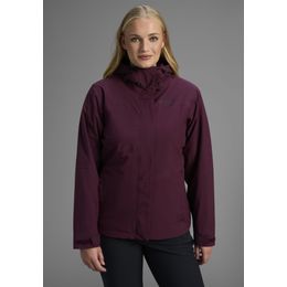 Maier Sports Damen Doppeljacke "DA-DOPPELJACKE MTEX EL. METOR 3IN1 W", lila, Gr. 38, Obermaterial: 100% Polyester, Jacken, mit 3-in-1-Funktion,