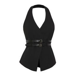 Trendyol Top Damen Gr&ouml;&szlig;e XS schwarz