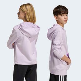 M&auml;dchen Kapuzensweatshirt "J BL FT HD 280", lila, Gr. 128, adidas Sportswear, Obermaterial: 55% Baumwolle, 36% Polyester, 9% Viskose, Sweatshirts
