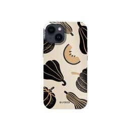 Glided Smartphoneh&uuml;lle 'Beige and Black Pumpkin Glided Handyh&uuml;lle' Damen Gr&ouml;&szlig;e iPhone 16 Plus schwarz