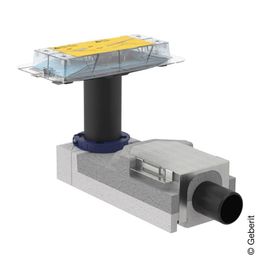 Geberit CleanLine Grundk&ouml;rper f&uuml;r Duschrinne, f&uuml;r Standardinstallation DN 50, 154150001,