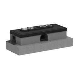 Axor Drain uBox universal Grundk&ouml;rper f&uuml;r Duschrinne, f&uuml;r flache Installation DN 40, 01006180,