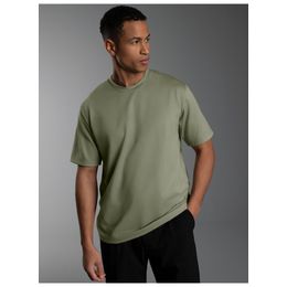 TRIGEMA Herren T-Shirt "TRIGEMA T-Shirt in Piqu&eacute;-Qualit&auml;t"salbei, Basic, Gr. M, Piqu&eacute;, 100% Baumwolle, Shirts