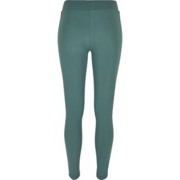 Urban Classics Damen Leggings "Urban Classics Damen Ladies Tech Mesh Leggings"paleleaf, Gr. XS, unifarben, 80% Polyamid, 20% Elasthan, Hosen