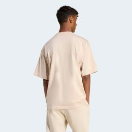 Herren T-Shirt "FUTURE ICONS SMALL LOGO", beige, Gr. XL, adidas Sportswear, Obermaterial: 100% Baumwolle, Shirts, sportlicher Stil, mit kleinem