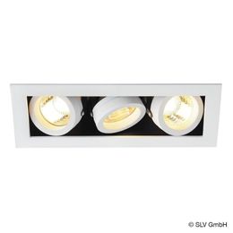 SLV Kadux Einbaustrahler, GU10, 3-flammig, 115531,