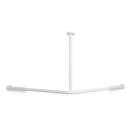 Villeroy & Boch Villeroy & Boch ViCare Duschvorhangstange, mit Deckenanbindung, 92170768,