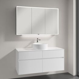 Villeroy & Boch Villeroy & Boch Embrace Schrank mit Waschtisch, mit Spiegelschrank My View Now, 5A5840R1+A95700DH+A4551200, My View Now