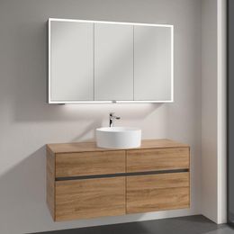 Villeroy & Boch Villeroy & Boch Embrace Schrank mit Waschtisch, mit Spiegelschrank My View Now, 5A5840R1+A95700RH+A4551200, My View Now