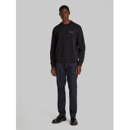 Calvin Klein Herren Sweatshirt "CP-LINEAR BOX LOGO SWEATSHIRT", schwarz, Gr. XL, bedruckt, Sweatware, Obermaterial: 100% Baumwolle, Sweatshirts, mit