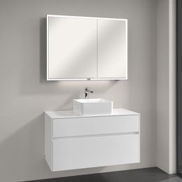 Villeroy & Boch Villeroy & Boch Embrace Schrank mit Waschtisch, mit Spiegelschrank My View Now, 5A5938R1+A95600DH+A4551000, My View Now