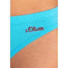 s.Oliver Damen Bikinislip, Gr. 52, gr&uuml;n, Jersey, Obermaterial: 90% Baumwolle, 10% Elasthan (LYCRA), unifarben, Unterhosen, aus elastischer
