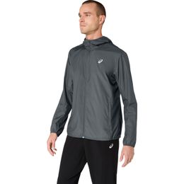 asics Herren Laufjacke "asics CORE JACKET", grau, Gr. XL, Obermaterial: 100% Polyester, Jacken, &Uuml;bergangsjacke