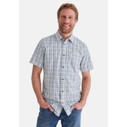 Kurzarmhemd Stooker Men "HUDSON Kurzarm-Hemd", Herren, Gr. L, US-Gr&ouml;&szlig;en, gr&uuml;n multi check, Stoff, 60% Baumwolle, 40% Polyester, regular fit, Hemden, Stooker HUDSON Herren Kurzarmhemd Regular Fit