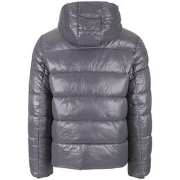 Urban Classics Herren Winterjacke "Urban Classics Recycled Zip neck Puffer Jacket", grau, Gr. 5XL, unifarben, 100% Polyamid, Jacken