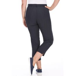 KjBRAND Damen 7/8-Hose "BEA 7/8", blau, Gr. 56, Web, Obermaterial: 47% Baumwolle, 45% Polyester, 6% Viskose, 2% Elasthan, Hosen, b&uuml;gelfrei