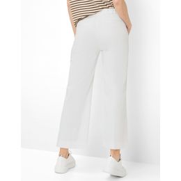 Damen 5-Pocket-Hose "Style PEGGY CULOTTE"wei&szlig;, Gr. 44, RAPHAELA BY Brax, Web, 96% Baumwolle, 4% Elasthan, Hosen