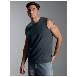 TRIGEMA Herren Tr&auml;gertop "TRIGEMA Tr&auml;gershirt aus Single-Jersey", grau, Basic, Gr. M, Single Jersey, 100% Baumwolle, Tops