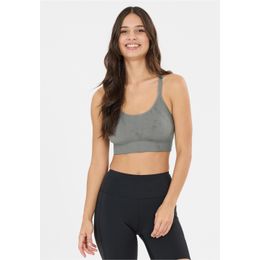 ENDURANCE ATHLECIA ATHLECIA Damen Sport-BH "Foan V3", Gr. Ltannengr&uuml;n, 88% Polyamid, 11% Elasthan, 1% Polyester, unifarben, BHs, in bequemer, nahtloser Anfertigung