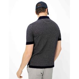 Brax Herren Rundhalspullover "Style PASCAL"navy, Gr. M, Strick, 44% Baumwolle, 36% Leinen, 20% Polyester, Pullover
