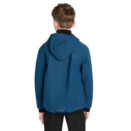 Killtec Jungen Regenjacke "KOS 153 BYS JCKT OT", blau, Gr. 176, Obermaterial: 88% Polyester, 12% Baumwolle. Futter: 100% Polyester, Jacken, mit