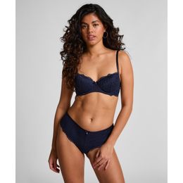 Hunkem&ouml;ller HUNKEM&Ouml;LLER Damen Hipster "Marine Brazilian", Gr. XXLblau, 93% Polyamid, 7% Elasthan, Unterhosen