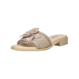 Nero Giardini Damen Pantolette "Nero Giardini Pantoletten Leder", Gr. 41beige, Leder, Schuhe