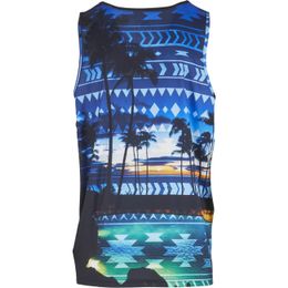 Just Rhyse Herren Tanktop "Just Rhyse Tank Tops Palm Coast", bunt, Gr. XXL, mehrfarbig, 100% Baumwolle, Tops