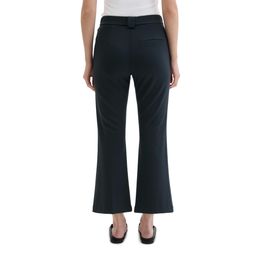 Marc O'Polo MARC O'POLO Damen Jerseyhose "MARTHE Flared"martime blau, Gr. 38, Jersey, Obermaterial: 70% Viskose, 25% Polyamid, 5% Elasthan, Hosen, MODEL MARTHE